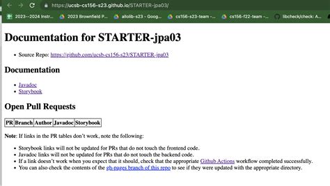 starter jpa03 docs github pages md at main · ucsb cs156 s23 starter