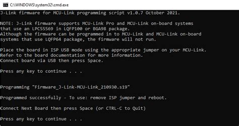Program Mcu Link Debug Probe With Segger J Link Optional — Mcuxpresso Sdk Documentation