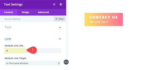 Creating Unique Divi Button Designs Using A Text Module