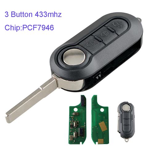 MK Button Mhz Flip Remote Key For Fiat Ducato Bravo L Key M Marelli BSI System