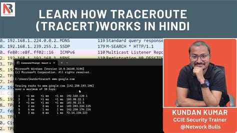 Howtraceroute Tracert Works Learn In Hindi Networking Tutorial