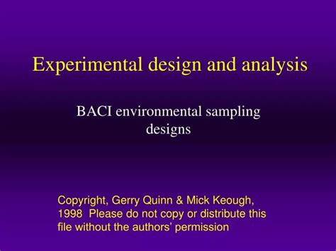 PPT Experimental Design And Analysis PowerPoint Presentation Free Download ID 3886954