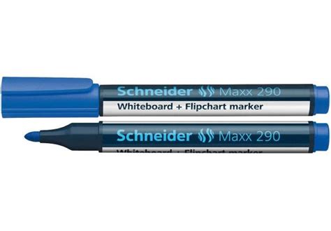 Маркер для досок и флипчартов Schneider Maxx 290 1-3 мм синий (ID ...
