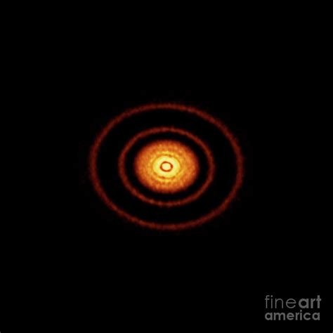 Protoplanetary Disc Imaged By Alma Photograph By European Southern