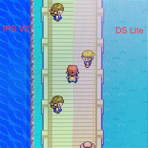 Screen Compare Fp Ips V2 And Gb Macro Ds Lite I Think Both Screens