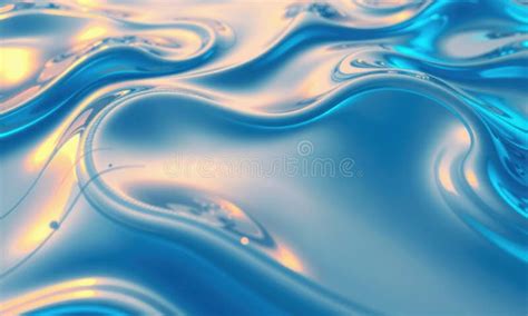 Mesmerizing Abstract Representation Of Fluid Dynamics Showcasing Smooth Flowing Waves In