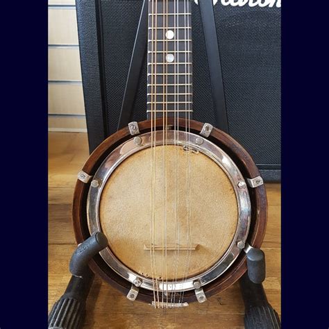 Vintage 8 String Banjolin Mandolin And Banjo With Case Pre Owned Abbey Road Music