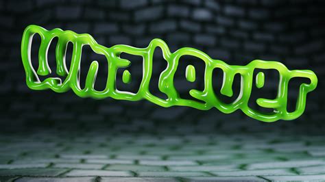 Liquid Geo Node Text BlenderNation