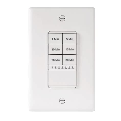30 Minute Hour Countdown Timer Switch In Wall Neutral Required Led
