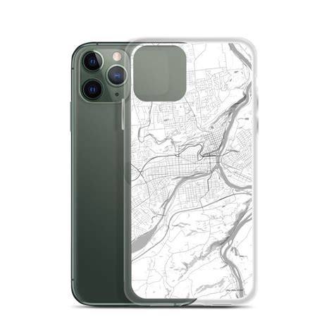 Easton Pennsylvania Map Phone Case In Classic — Jace Maps