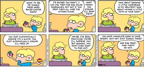 Easter Juggling Easter Foxtrot Comics By Bill Amend