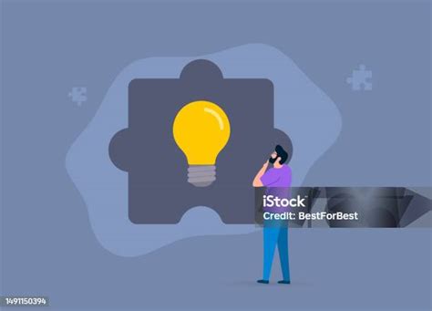 Pengusaha Memecahkan Tekateki Untuk Pemecahan Masalah Dan Brainstorming