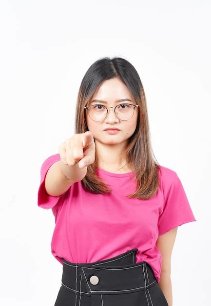 Premium Photo Angry And Pointing At You Of Beautiful Asian Woman