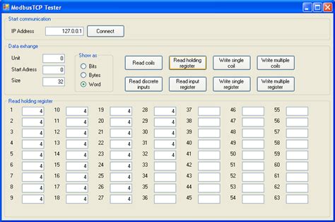 Modbus TCP Sample VB English Version HadiSCADA