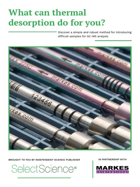 79 Thermal Desorption Application Ebook Final Pdf Volatile Organic