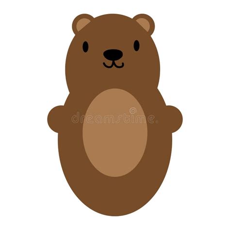 Brown Bear Toy Icon Symbol Stock Vector Illustration Of Hairy 109448898