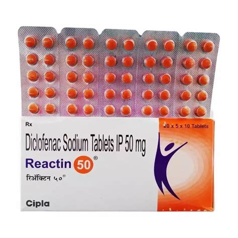 50 Mg Reactin Tablets Ip At ₹ 76stripe In Nagpur Id 2853761172155