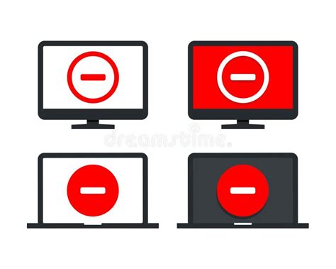 Computer Reduce Icon Illustration Vector Stock Vector Illustration