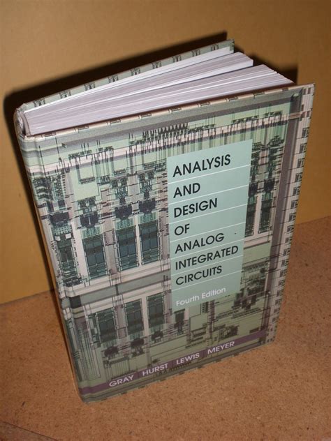Analysis And Design Of Analog Integrated Circuits Gray Paul R Hurst