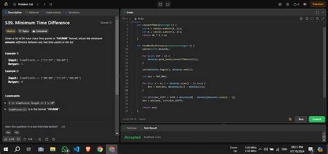 Leetcode Problemsolving Codingjourney Minimumtimedifference Techcommunity