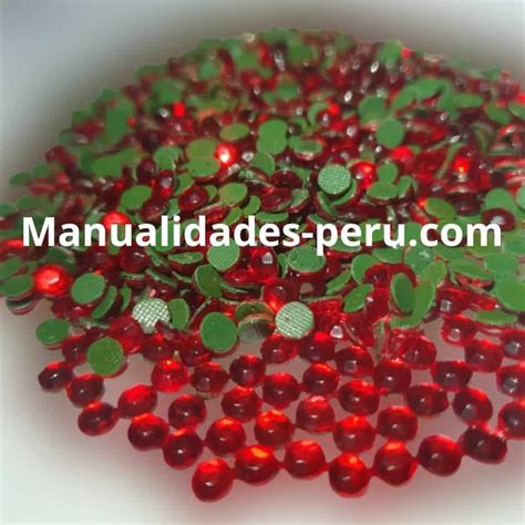 Strass Hotfix SS20 5mm Rojo Por Bolsa De 75 Unidades