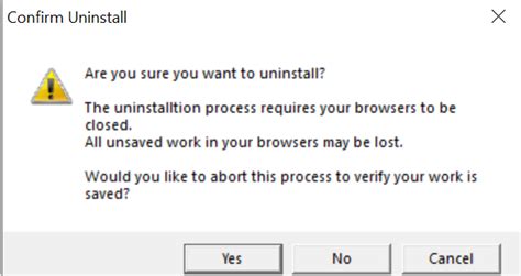 You Need To Press No To Uninstall This Chromium That Keeps Getting Installed On Its Own R