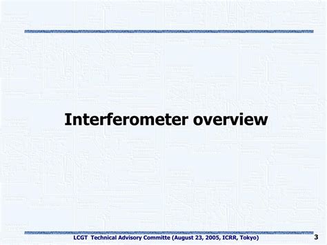 PPT Interferometer Design Of LCGT PowerPoint Presentation Free Download ID 4166479