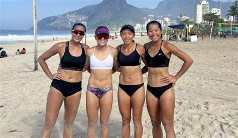 PH Women S Beach Volleyball Team Challenged By Weather During Brazil
