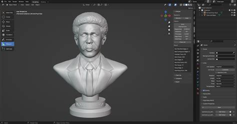 Stl File Richard Pryor 14 Scale Bust Stl 👤 ・3d Printable Model To