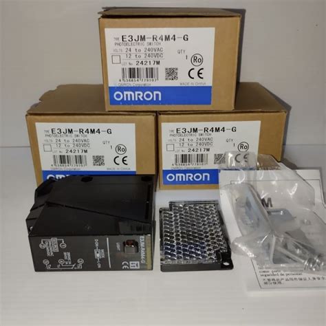 Photoelectric Sensor E3jm R4m4 G Omron Shopee Thailand