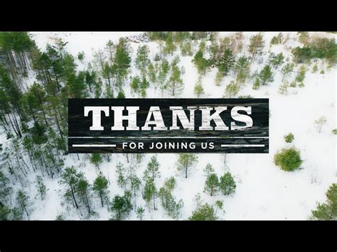 Winter Woods Thanks For Joining Us Centerline New Media Playback
