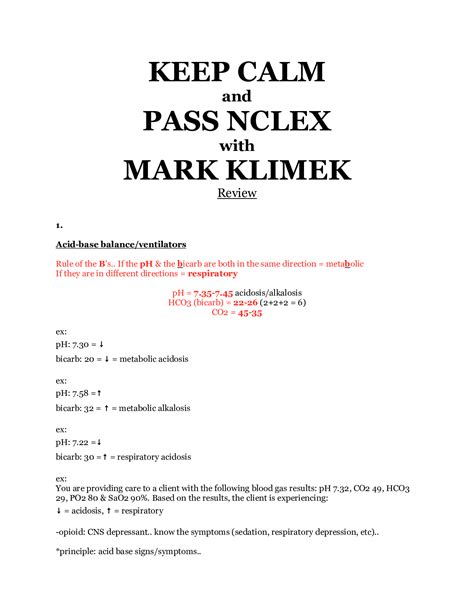 Keep Calm And Pass Nclex With Mark Klimek Review Scholarfriends