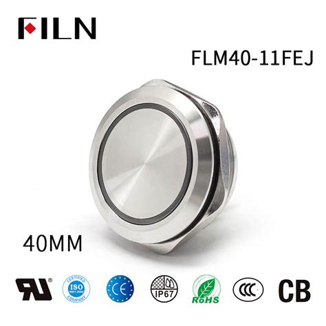 Big Push Button Switch Metal Plastic For Customized Production