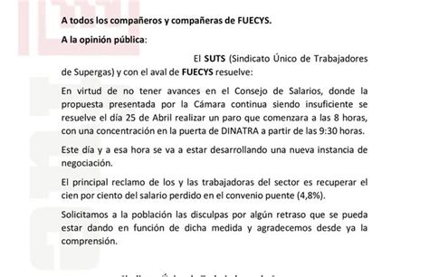 Paro Desde La Mañana Del Sindicato De Trabajadores Del Supergás