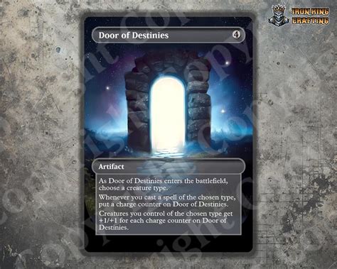 Door Of Destinies Mtg Compatible Proxy Full Art Custom Card Etsy