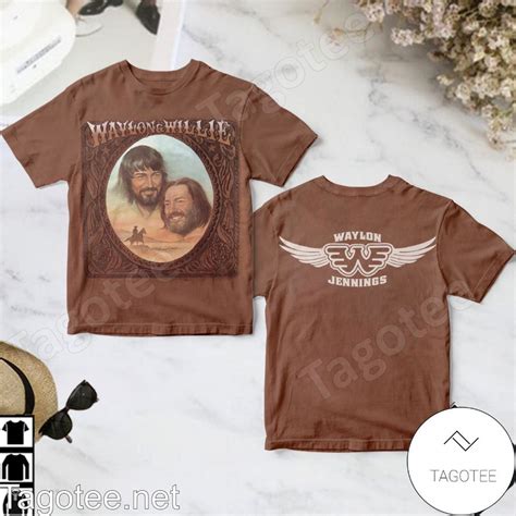 Waylon And Willie Album Cover Shirt Tagotee