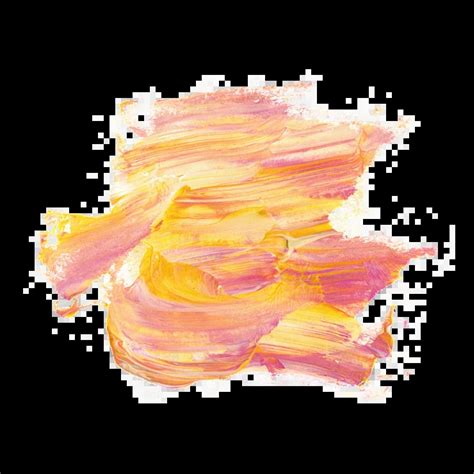 手绘水彩颜料油彩墨迹笔触装饰图案封面 Png免抠设计 89 花瓣网