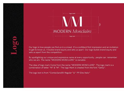 Modern Monclaire Branding Imufolio