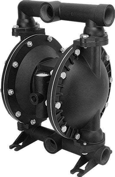 부식성 액체 과립상 액체를 위한 폭발 방지 압축 공기를 넣은 격막 펌프