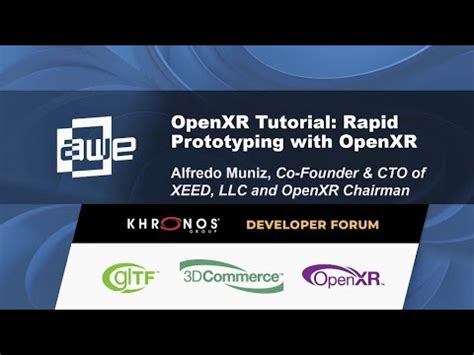 Openxr Tutorial Rapid Prototyping With Openxr Youtube