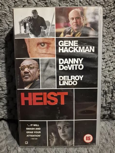 Heist Vhs Video Tape Gene Hackman Danny Devito Delroy Lindo Eur 581