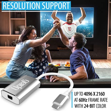 Buy USB C To Mini DisplayPort Adapter UPTab 4K 60Hz USB C Thunderbolt 3 To MDP Adapter With