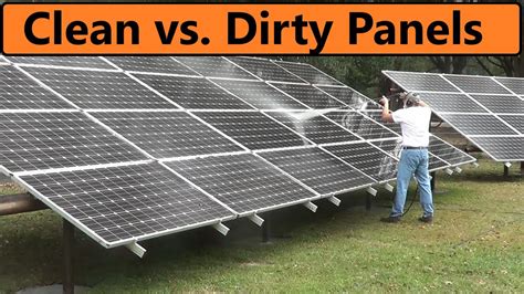 Clean Vs Dirty Solar Panels Youtube