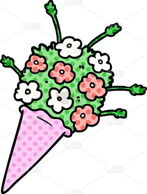 卡通花