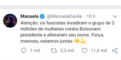 Grupo De Mulheres No Facebook Contra Bolsonaro é Hackeado Bahia No Ar