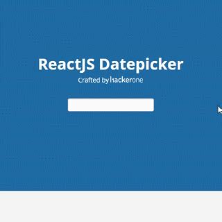 Top Reactjs Date Time Components Tutorialz