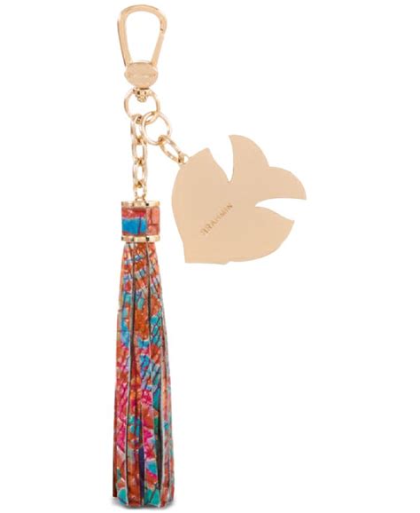 Brahmin Fish Charm Leather Tassel Macys