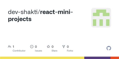 Github Dev Shakti React Mini Projects