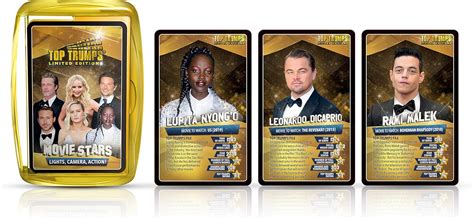 Top Trumps Juego De Cartas Top 30 Estrellas De Cine Juegos Familiares