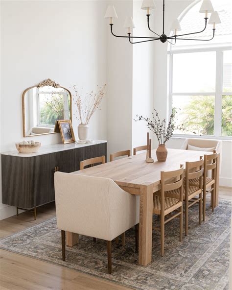 Neutral Dining Room Decor Neutral Dining Room Decor Transitional